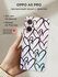 Чехол на Oppo A5 Pro / Оппо А5 Про с принтом "Hearts doodle black 1"
