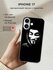 Силиконовый чехол на Apple iPhone 17 / Айфон 17 с принтом "Анонимус"