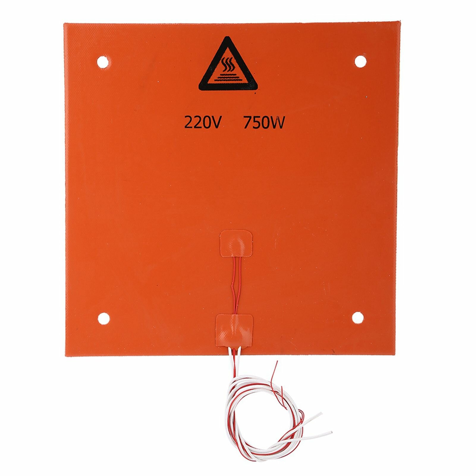 Кровать силикона вспомогательного оборудования принтера 3d горячая, 220v 750w 310*310mm пробивая