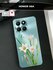 Чехол на Honor X6A / Хонор X6A с принтом "White lily", прозрачный