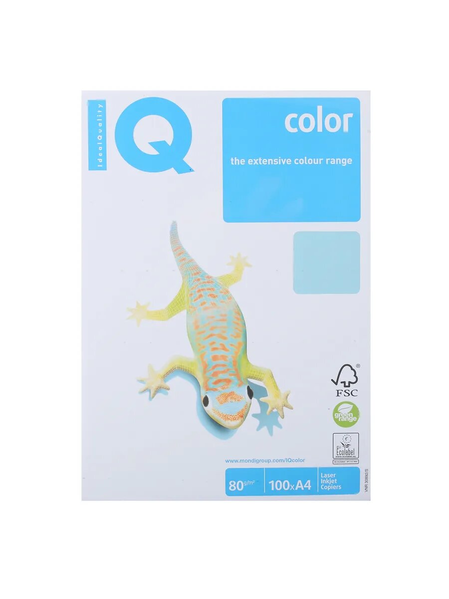Бумага цветная для принтера А4 100 листов
