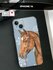 Чехол на Apple iPhone 14 / Айфон 14 с принтом "Конь и снежинки"