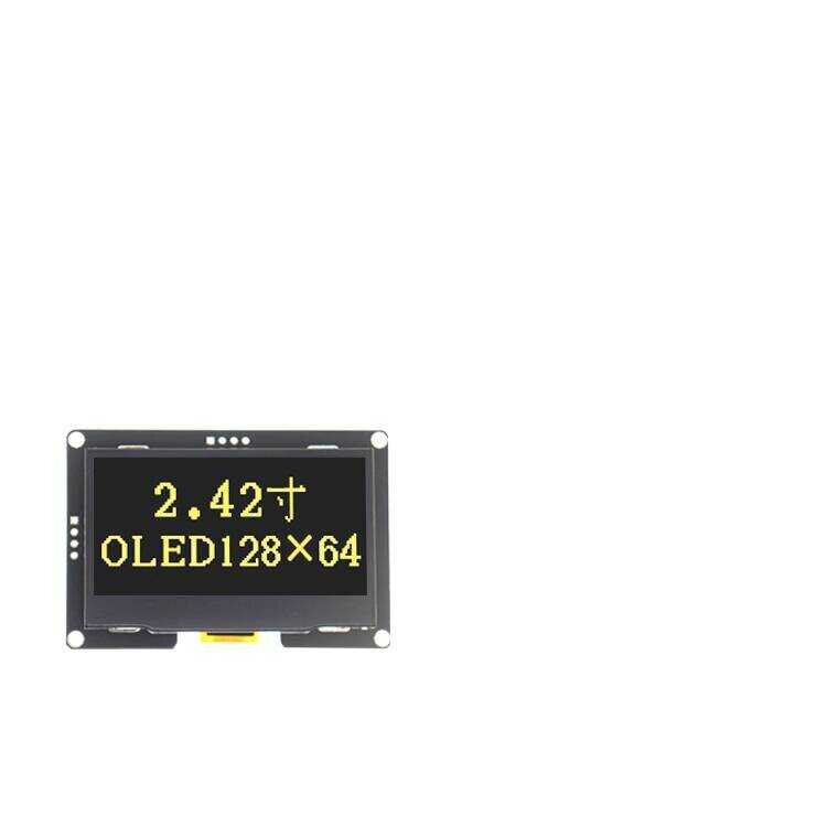 2.42inch OLED-дисплей Модуль 2.4 Дюйма Экран 128x64 SSD1309 4-контактный IIC Интерфейс Тип опции доставки:242дюйма4-контактныйI2Cже