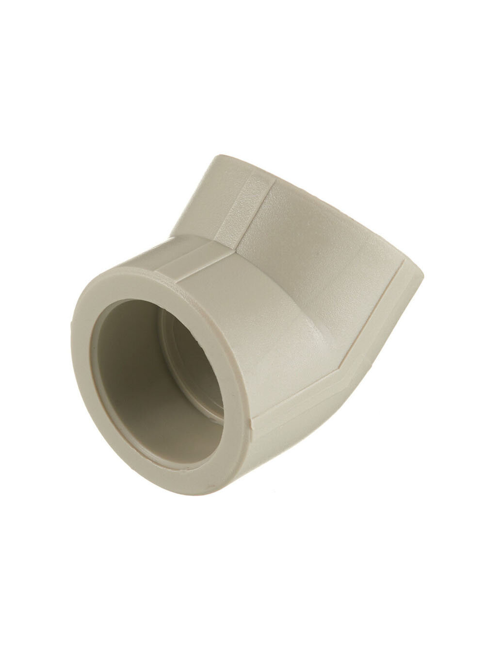 Угол полипропиленовый 40 мм 45 град серый (10107040Г)