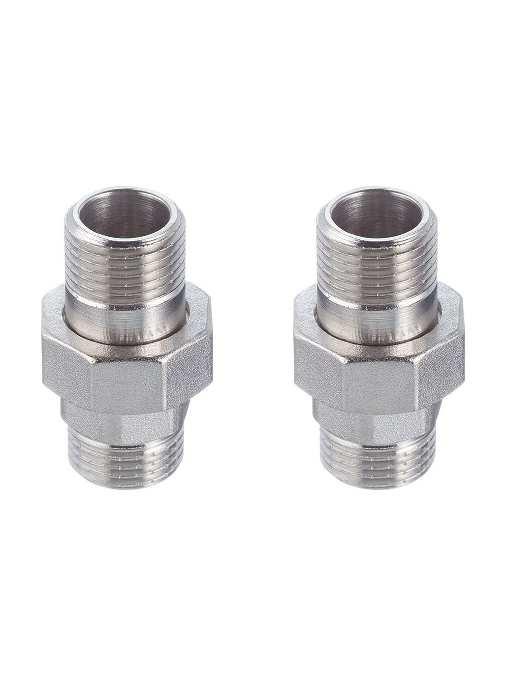 Американка прямая 1/2 НР(ш) х 1/2 НР(ш) латунная (2 шт.)