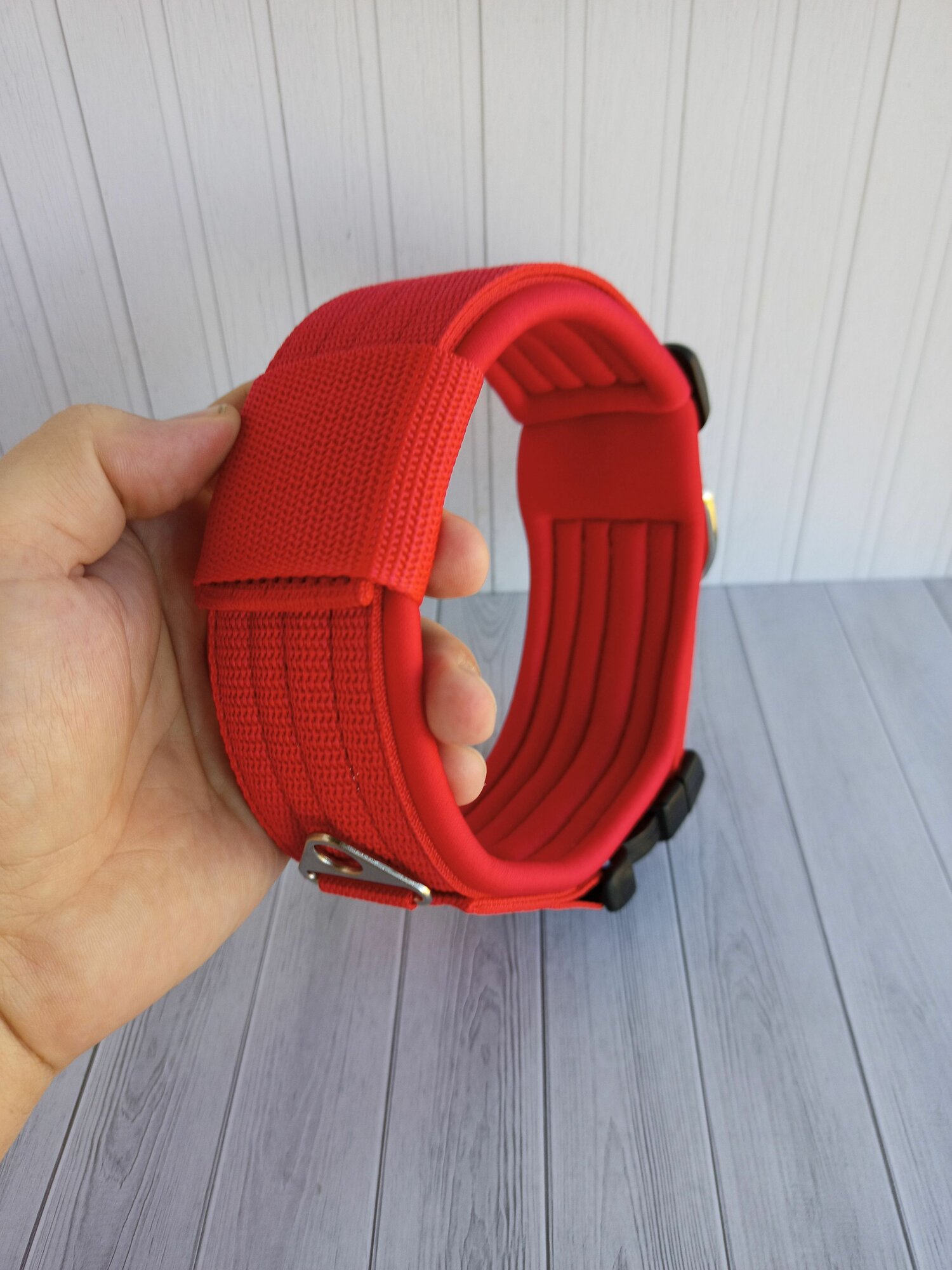 Ошейник для собак средних и крупных пород, Ошейник для собак широкий. 6 см. обхват 40-50