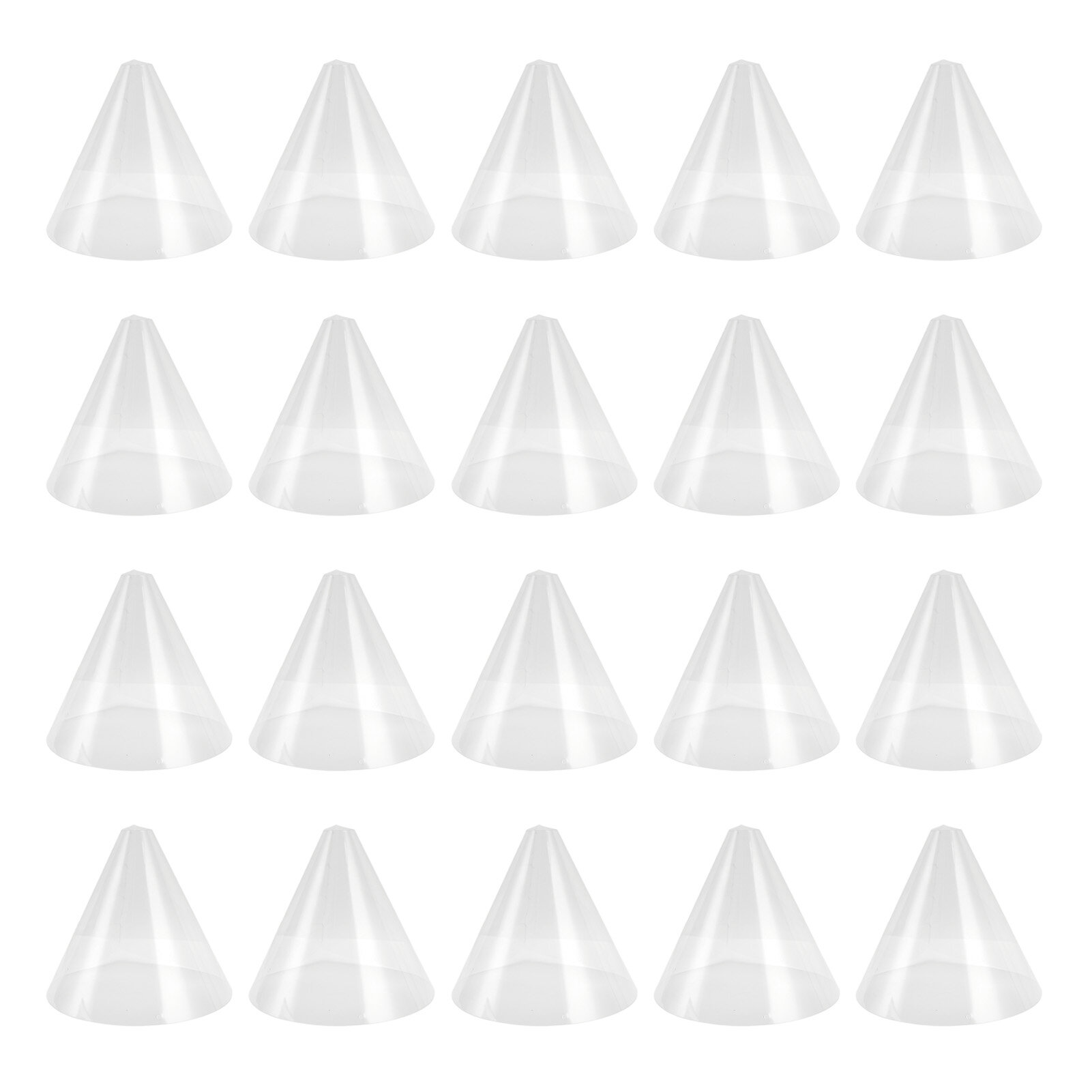 20 шт. конусные растения крышка ПЭТ многоразовый колокольчик растения защита от животных мороз заморозки погода для сада
