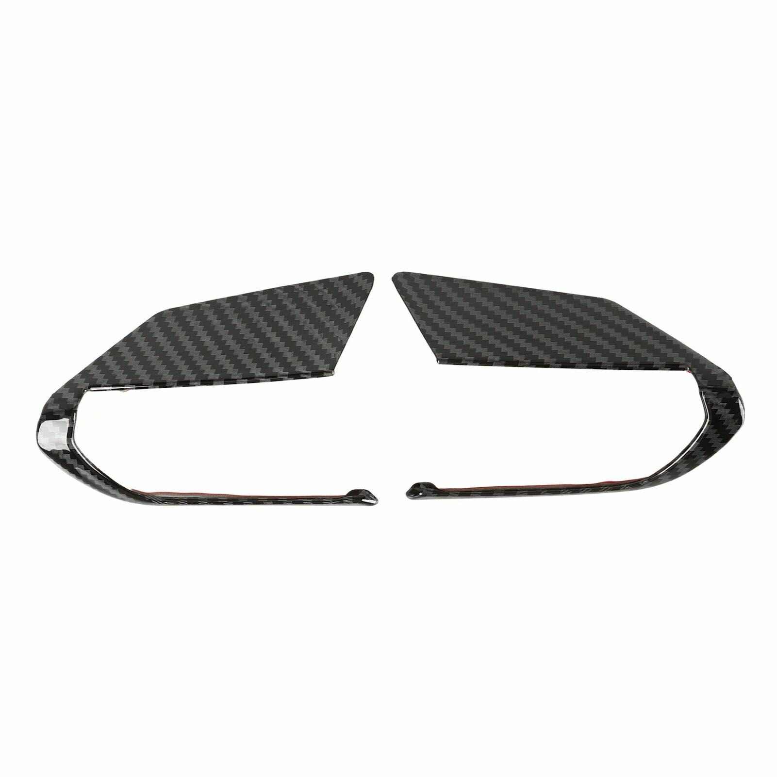 2 шт, крышка кнопки рулевого колеса автомобиля, замена в стиле углеродного волокна для Mazda 3 6 CX 3 CX 5 CX 9