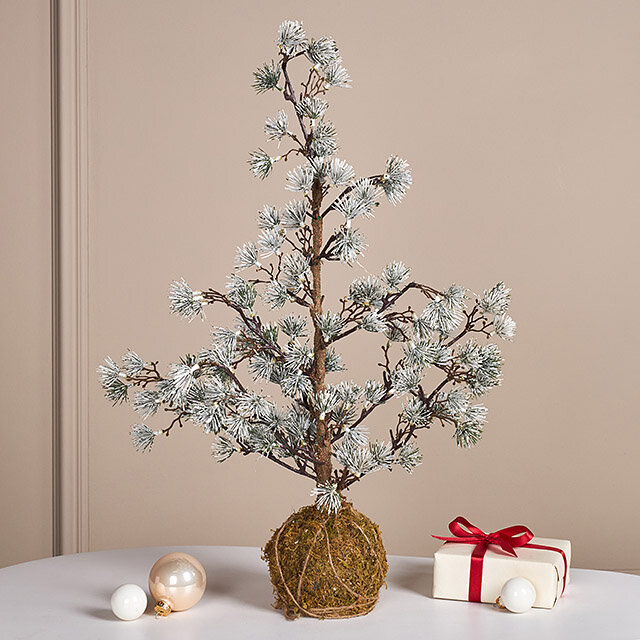 Настольная елка Sofia заснеженная 60 см, литая 100%, Nordic Collection, 31SOLFM60