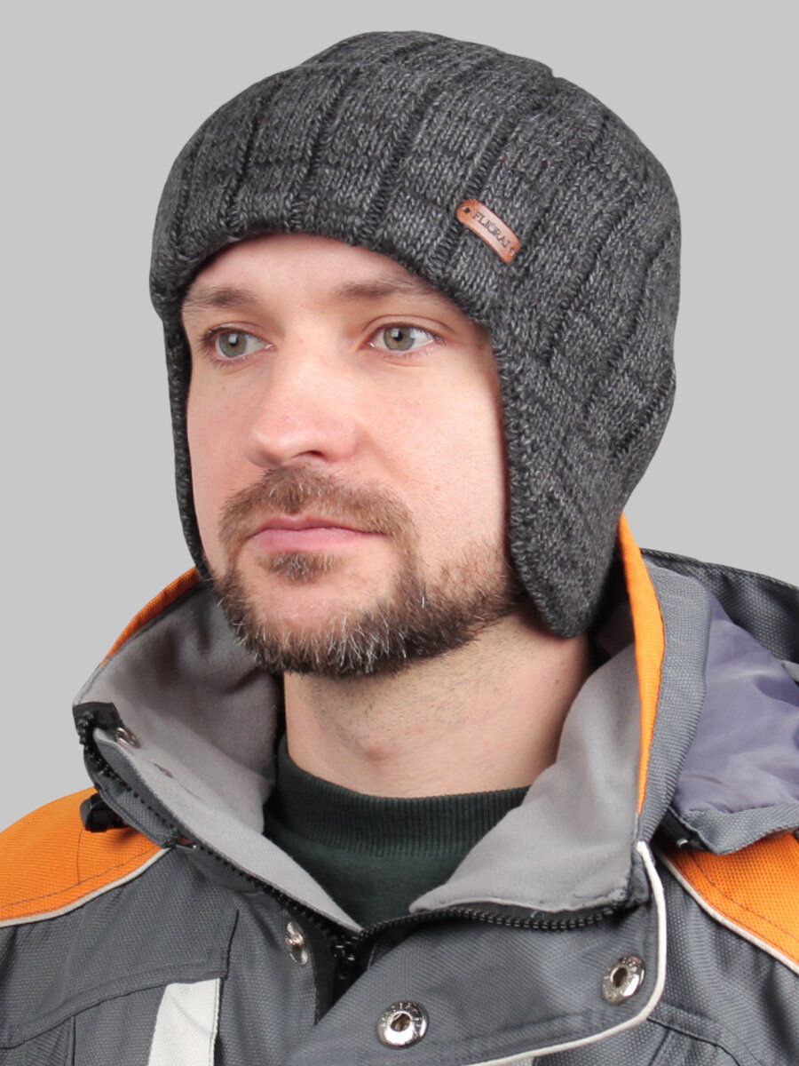 Шапка-ушанка для мужчин