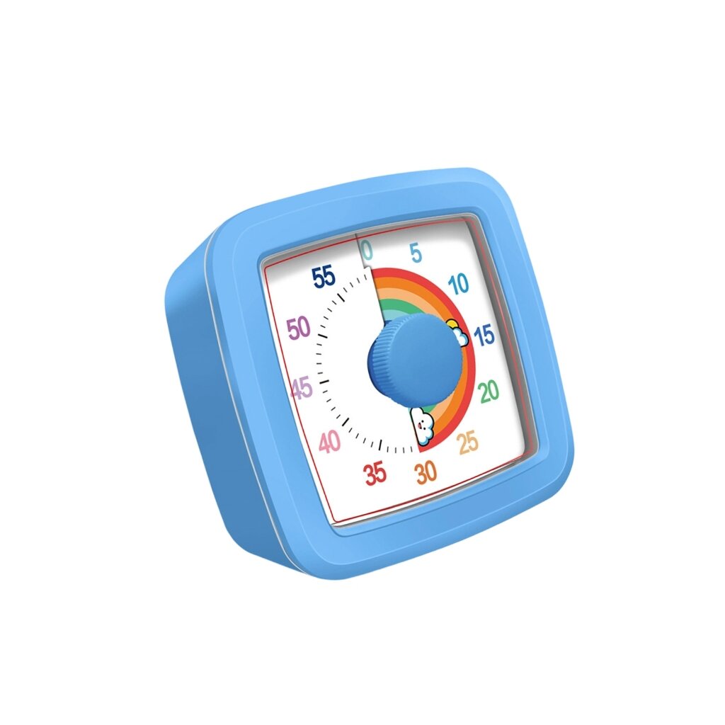 Визуальный таймер обучения детей Rainbow timer time Manager (без батареи)-синий