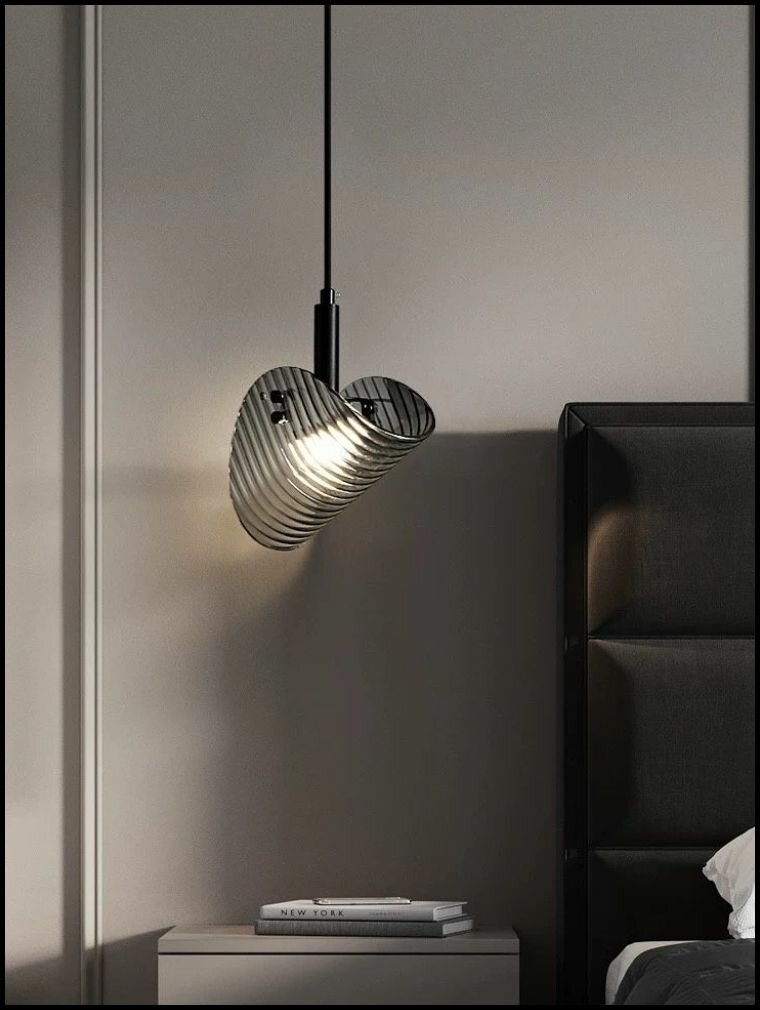 DD3-600 Cassina потолочный подвесной светильник для кухни/гостиной/спальни и т. д. Матовый черный 200*120MM LED*1 5W