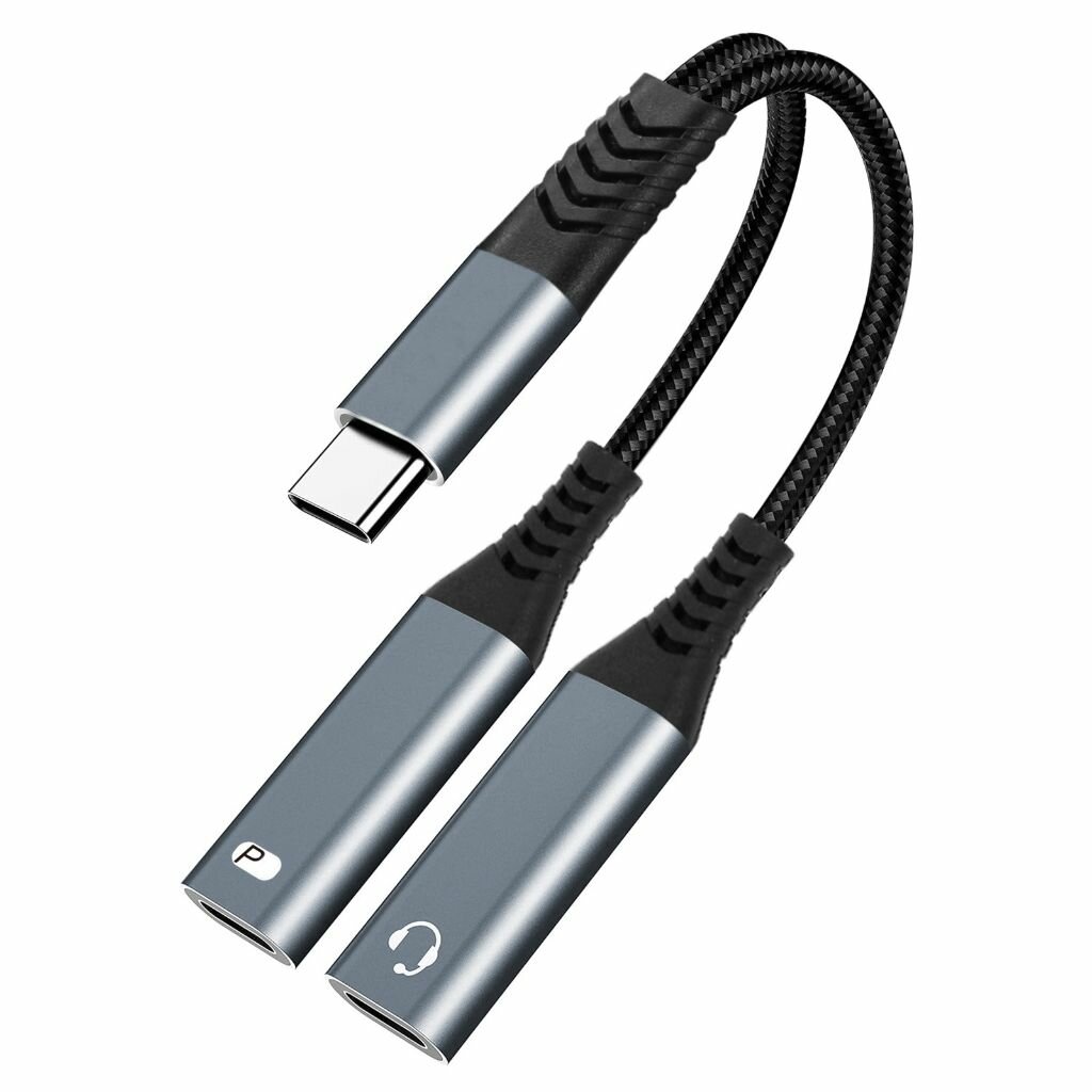 Кабель-переходник, Typec на usb c двойной разъем два в одном