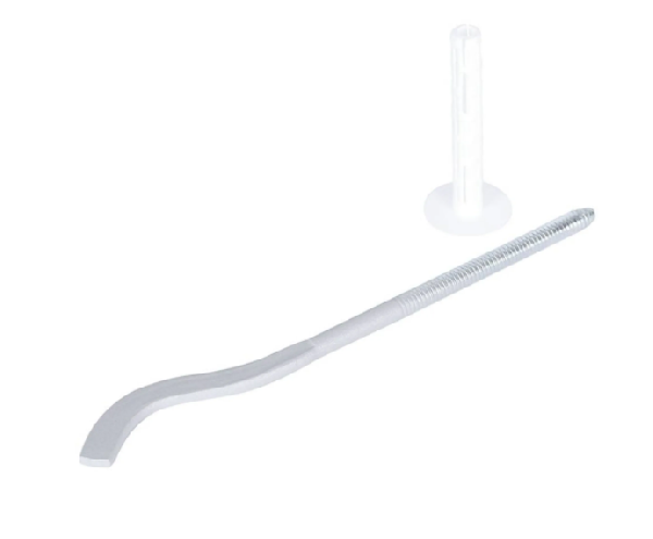 Крепление анкер 195 мм GLOBAL (цвет cod.07 2676(серый)) 011026 08 (2 шт. в упаковке)