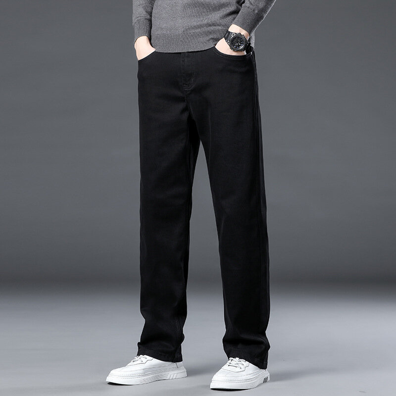 Мужские джинсы Чистый цвет / прямые B1, LI Mall талии_33