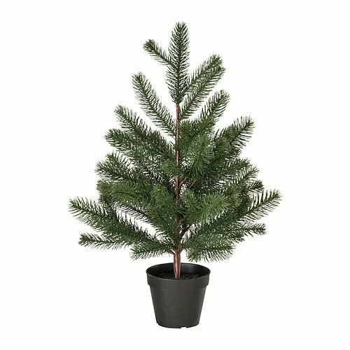 Новогодняя искусственная елка в горшке IKEA VINTERFINT, 55х12 см, комнатная/уличная