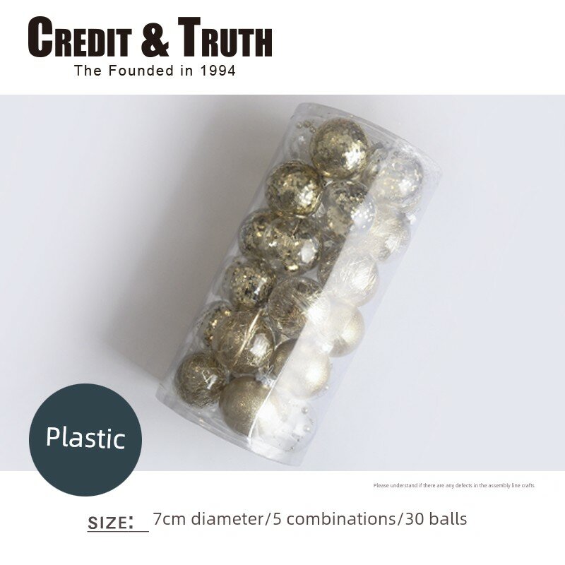 7,0 см рождественский шар с звездным небом в стеклянном золотом цвете для украшения елки