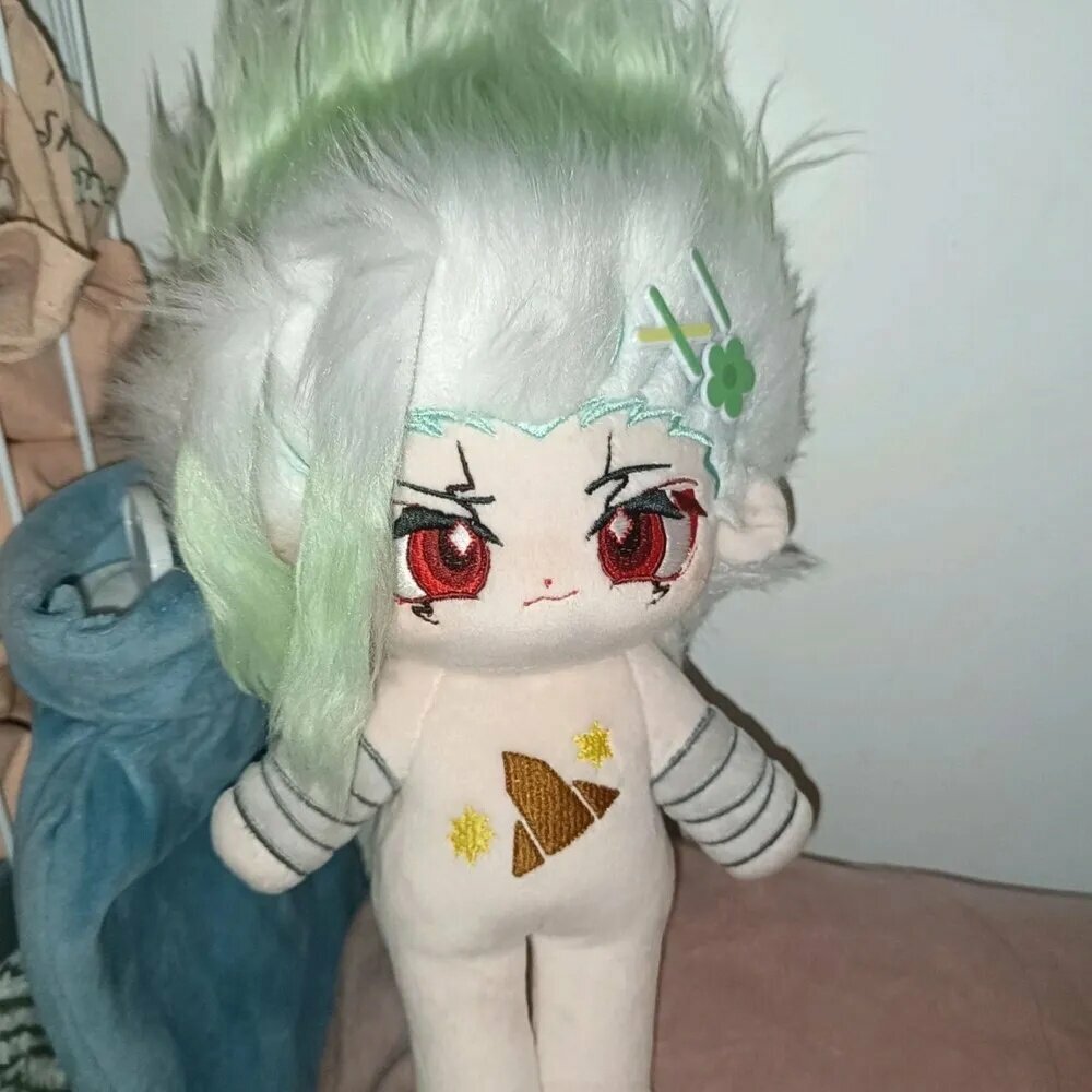 Мягкие Игрушки Аниме Доктор Стоун Сэнку Исигами / Dr. Stone Senkuu Ishigami плюшевые игрушки 20cm
