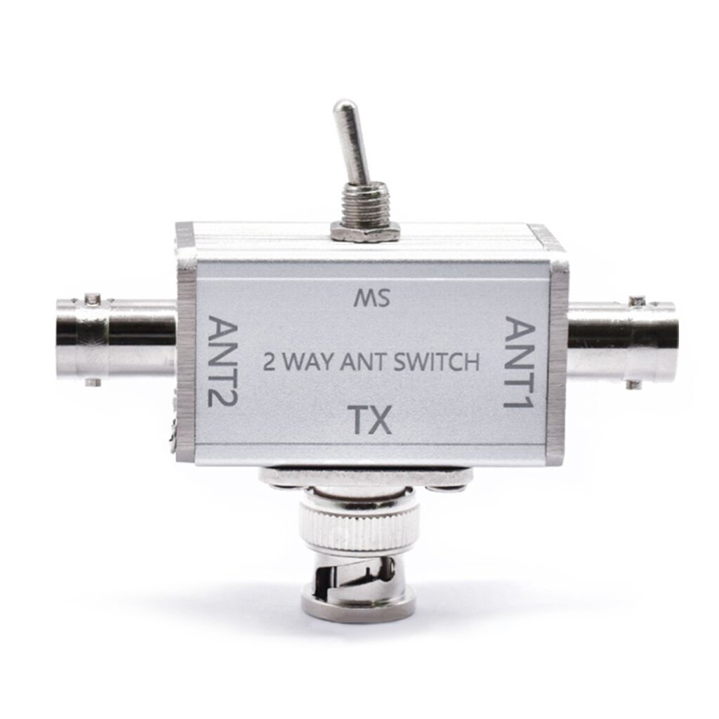 Ручные антенные переключатели, 2 порта, мощность 100 Вт, диапазон 0-50 МГц, разъемы BNC, защита заземления