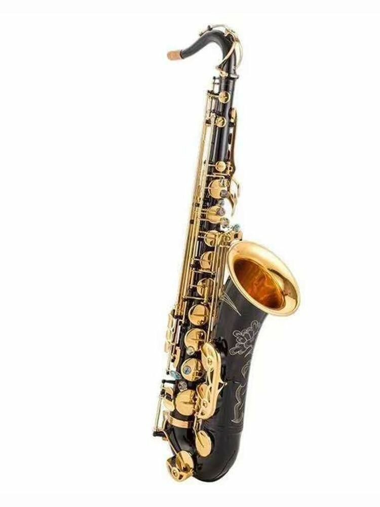 Тенор-саксофон B-бемоль в черном никеле с золотом - современный вид, насыщенный звук, комфортное ощущение