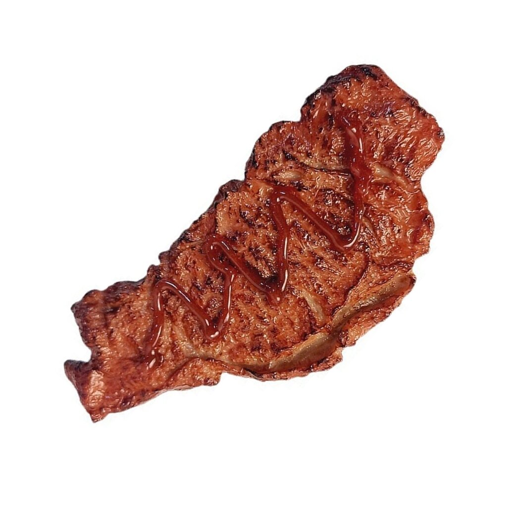 Искусственная стейк из свинины подделка из говядины Мясо для кухонных рынков показ фото реквизит