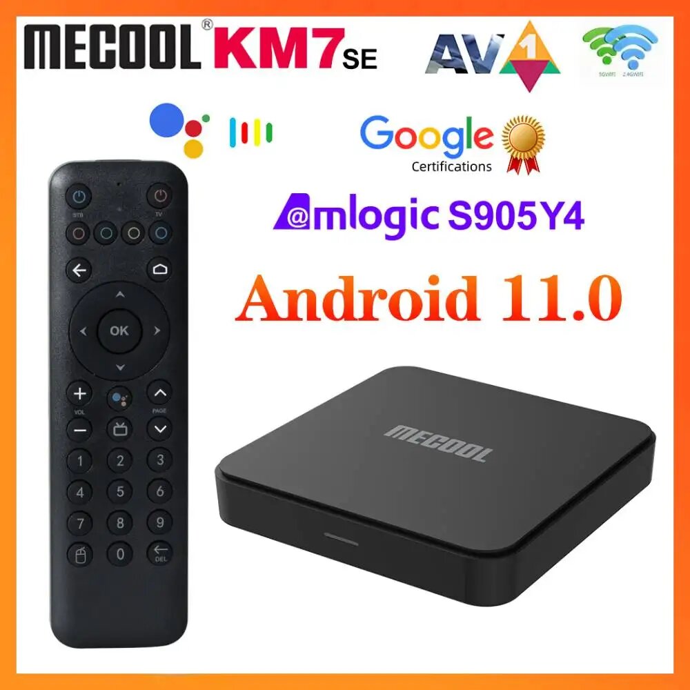 Mecool KM7 SE ТВ-приставка Android 11 2 ГБ/32 ГБ