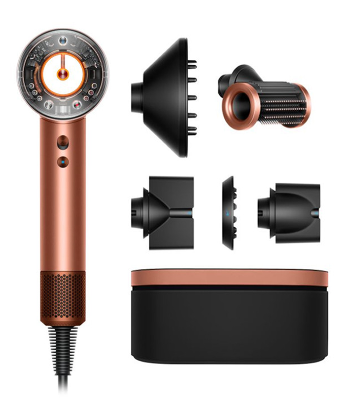 Фен Dyson Supersonic HD16, Amber Silk, с кейсом