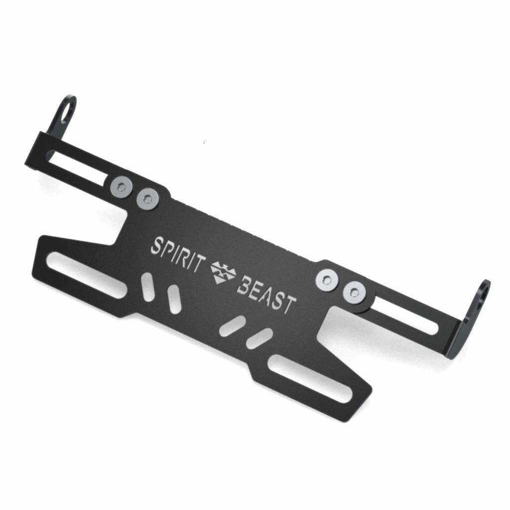 Кронштейн для номерного знака мотоцикла, Черный