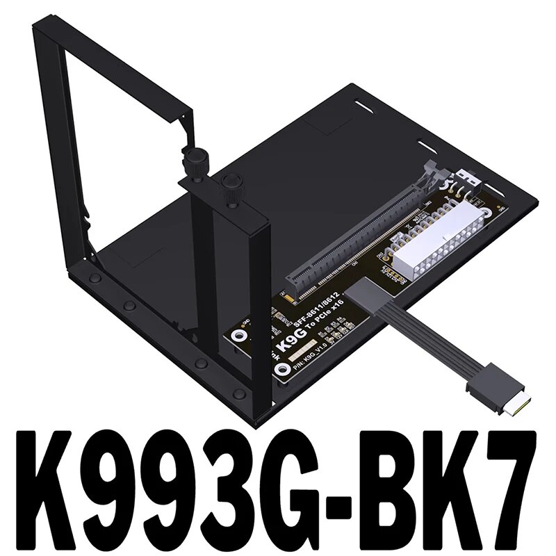 ADT-Link PCI-E 5.0 x4 к OCuLink SFF-8611 M.2 Док-станция eGPU K993G-BK7-50cm