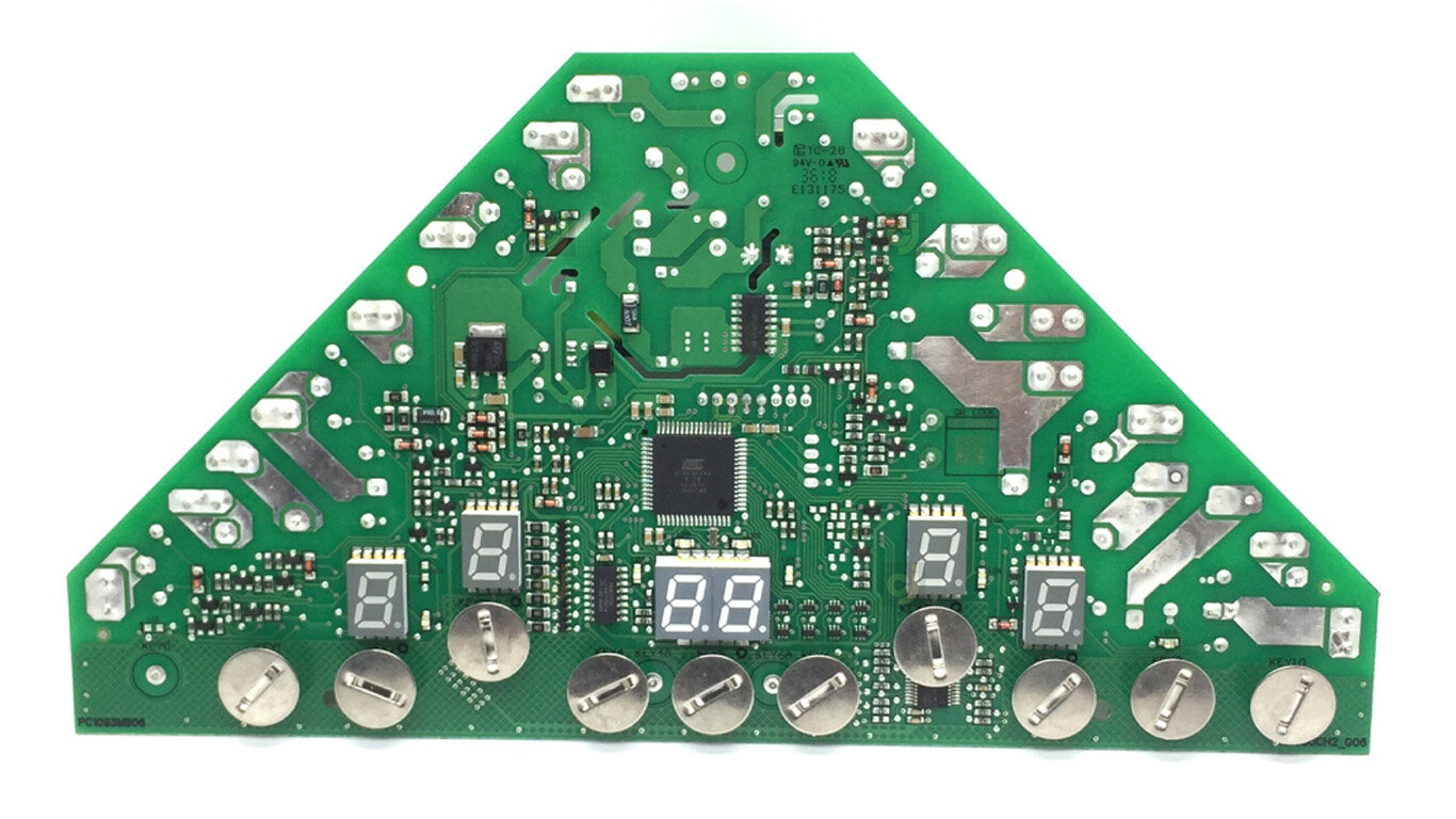 Плата индикации для варочной панели INDESIT IRT 260 B 865536 (AH/04v16, 167260012, G06-B02)