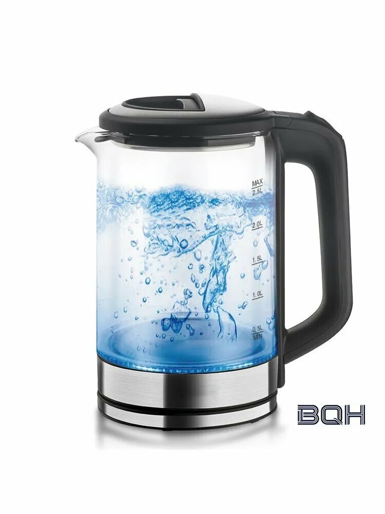 Электрический чайник Wi-Fi IQ Home PWK 1725CGLD, серебристый