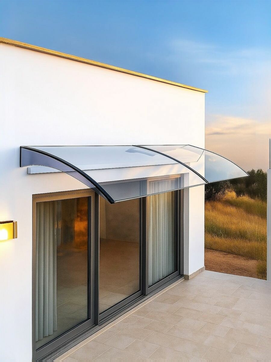 Навес, прозрачный, Lan