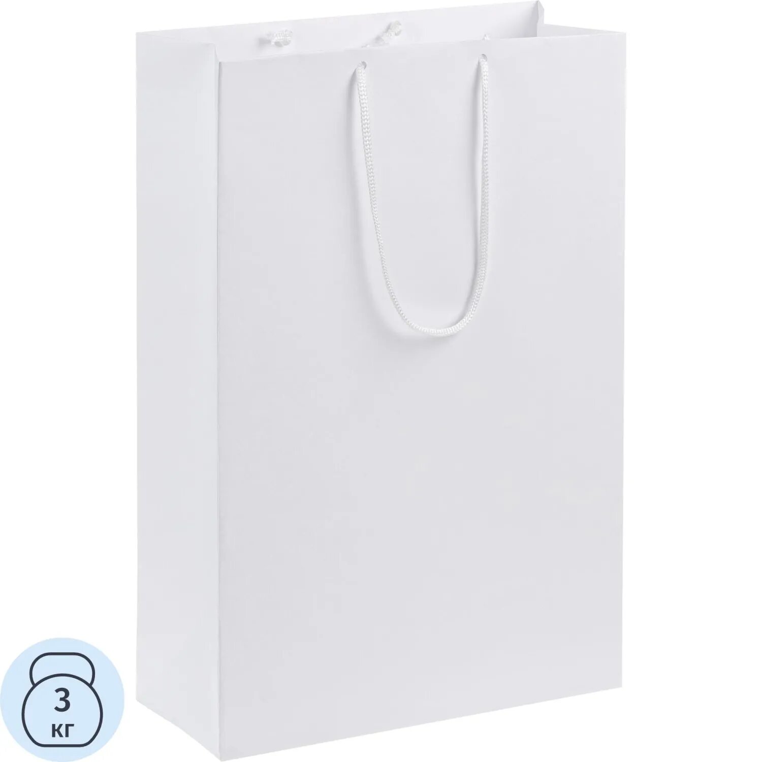 Пакет подарочный бумажный Porta, средний, белый, 23х35х10см,15837.60