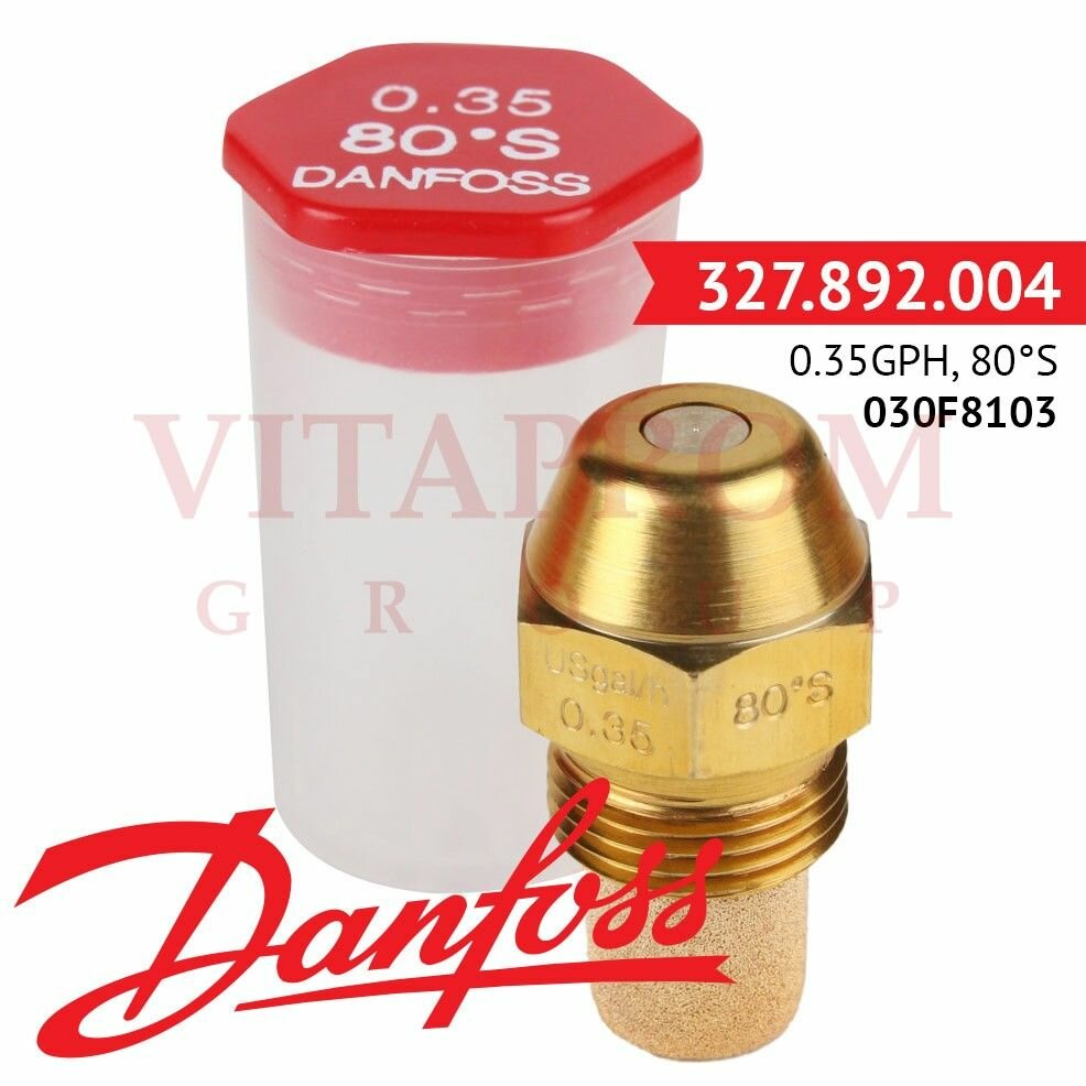 Форсунка Danfoss 0.35GPH, 80S, 030F8103