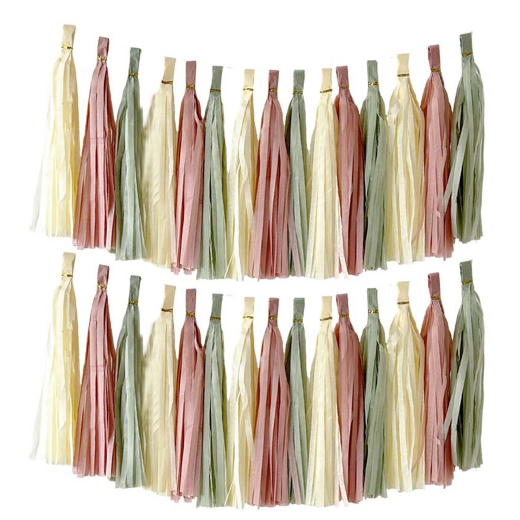 Бумажные Серпантины Красочные Бумажные Кисточки Подвесное Украшение для Свадьбы, Дня Рождения, Праздника Детских Душей