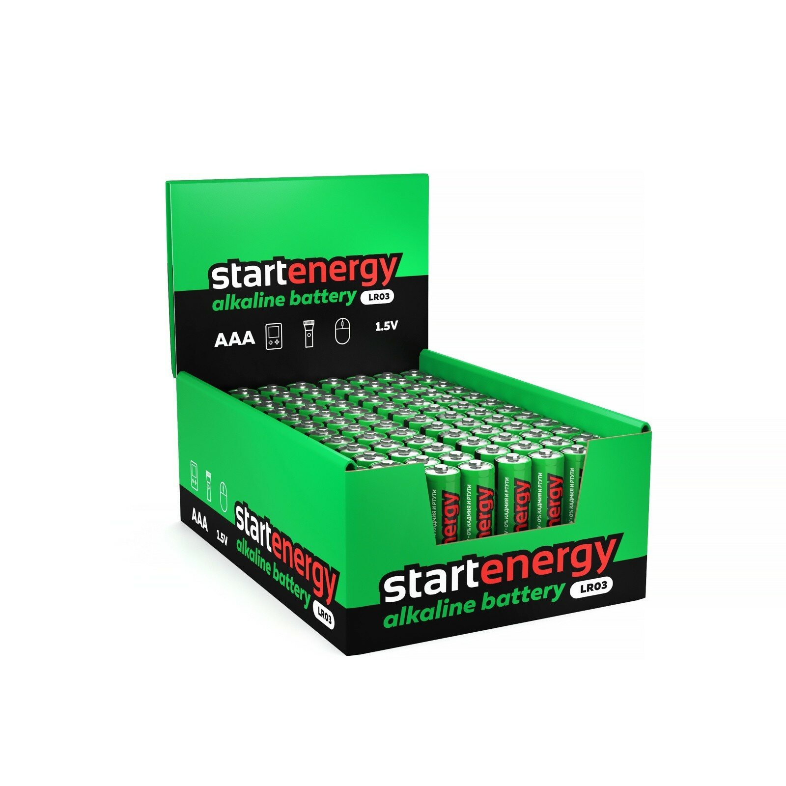 Батарейки START Energy 4610116214831 1.5В 104 шт.