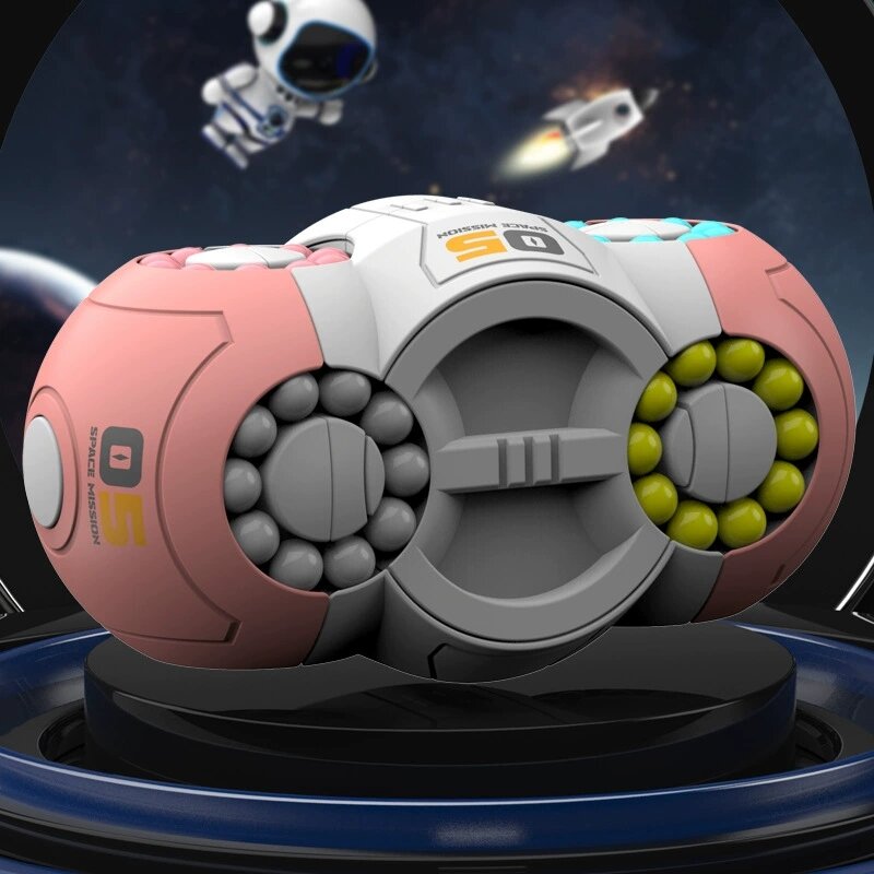 Головоломка для детей и взрослых, аналог кубик рубика / антистресс для детей и взрослых, развивающая игра, розовый