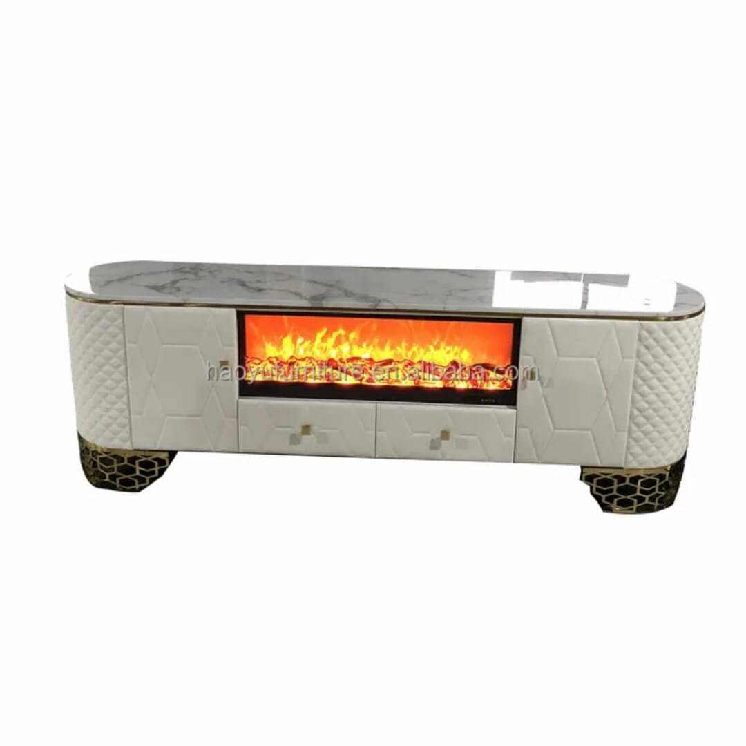 Тумба для телевизора с камином art20