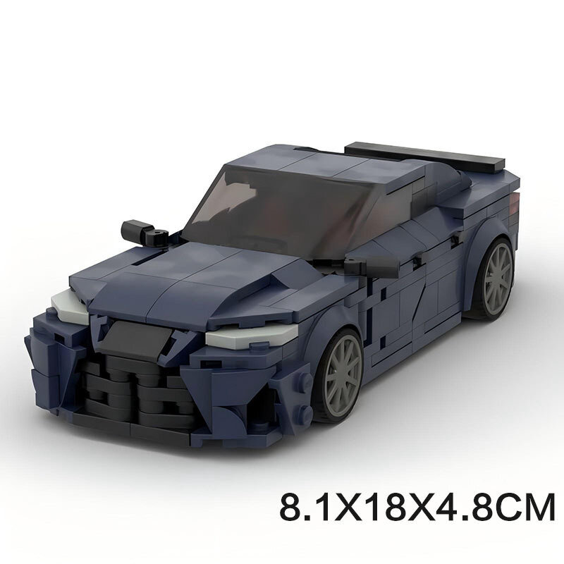 Совместимость с моделью автомобиля Lexus GS F-Sport LEGO MOC-194816, творческими строительными блоками из мелких частиц.