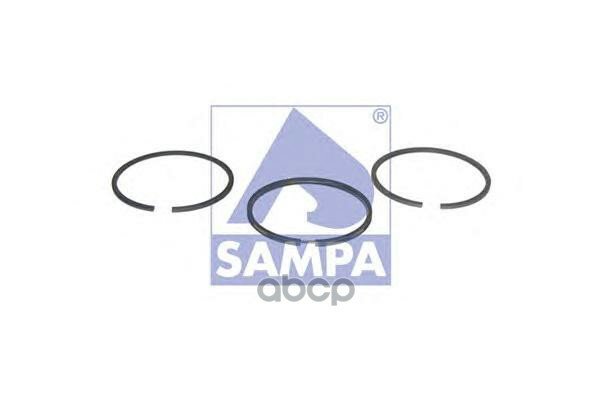 Кольца поршневые компрессора 1 ремонт +0,25мм O 75,26 mm, 2,38x2,38x3,94мм SAMPA арт. 0331381