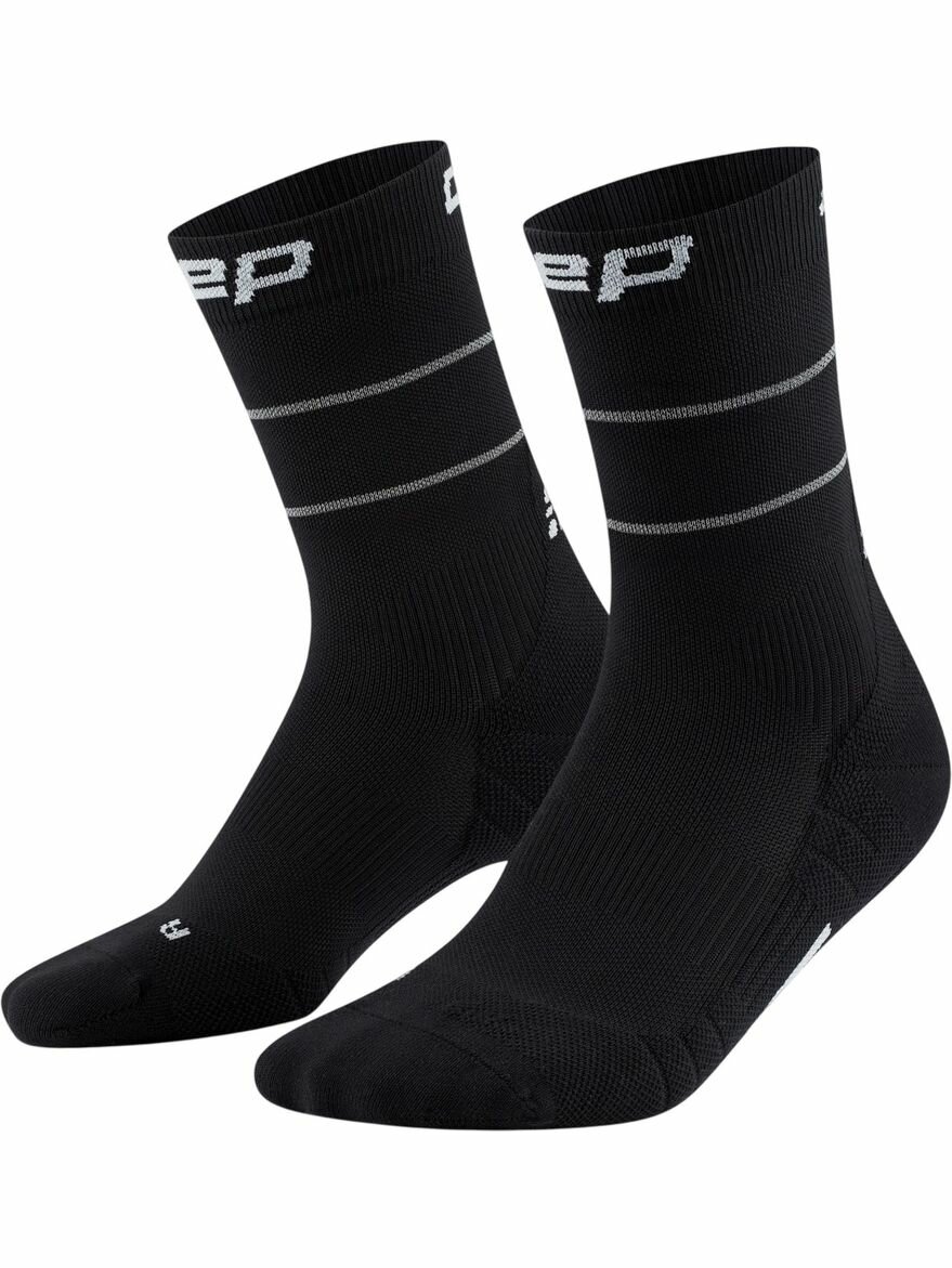 Носки PRO RUN REFLECTIVE SOCKS, MID CUT, 2.0 - MEN
