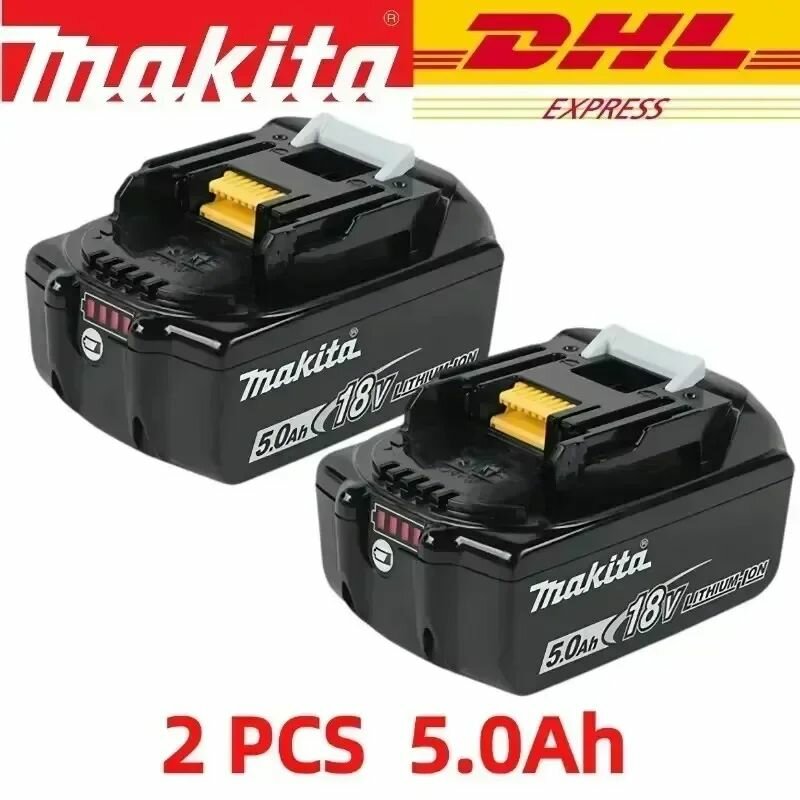 Батарея Makita 18V 5.0A/6.0Ah/9.0Ah BL1860, перезарядная батарея 18V, аккумулятор для электрического инструмента Makita BL1815 BL1860 BL1850
