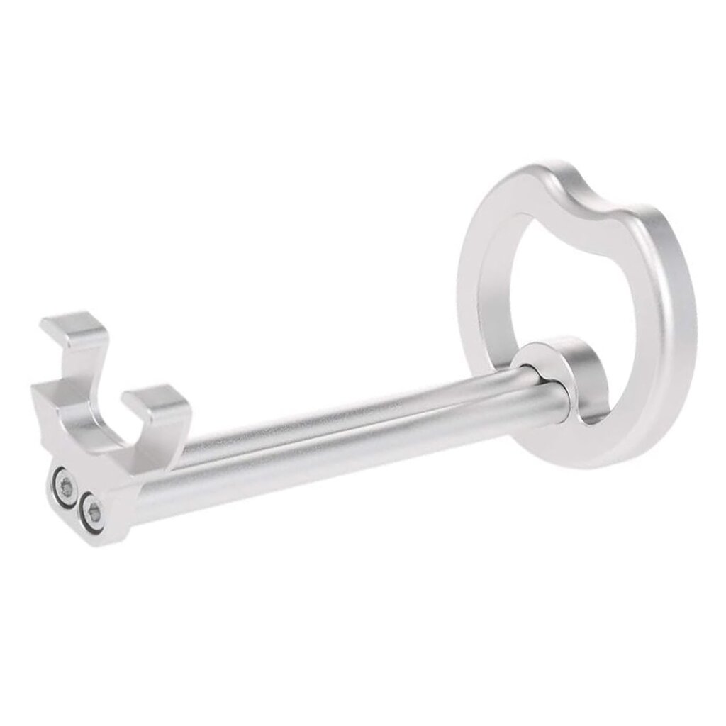 Держатель для бритвы с алюминиевой трубкой (серебристый)