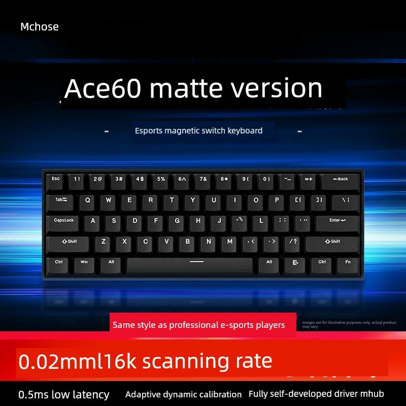 Механическая клавиатура MCHOSE Ace60/68 с магнитными переключателями для игр и киберспорта, настраиваемая для