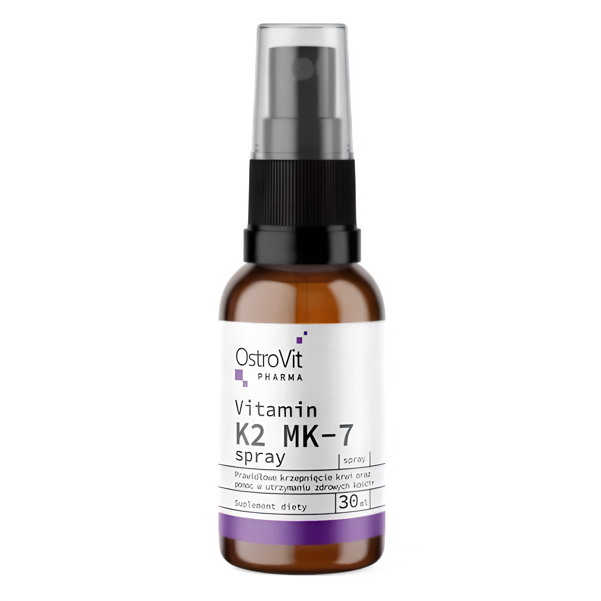 Ostrovit Pharma Витамин К2 МК-7 Спрей 30мл, с добавлением витамина Е
