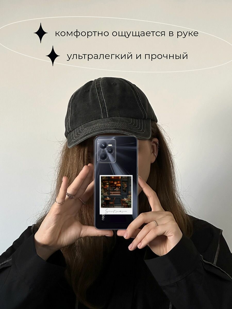 Силиконовый чехол на Realme C35 / Реалми C35 с принтом Sweet season — фото 1