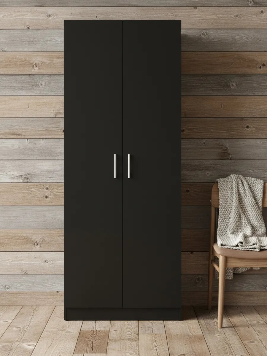 Шкаф FRESTER распашной деревянный с полками для одежды, от производителя