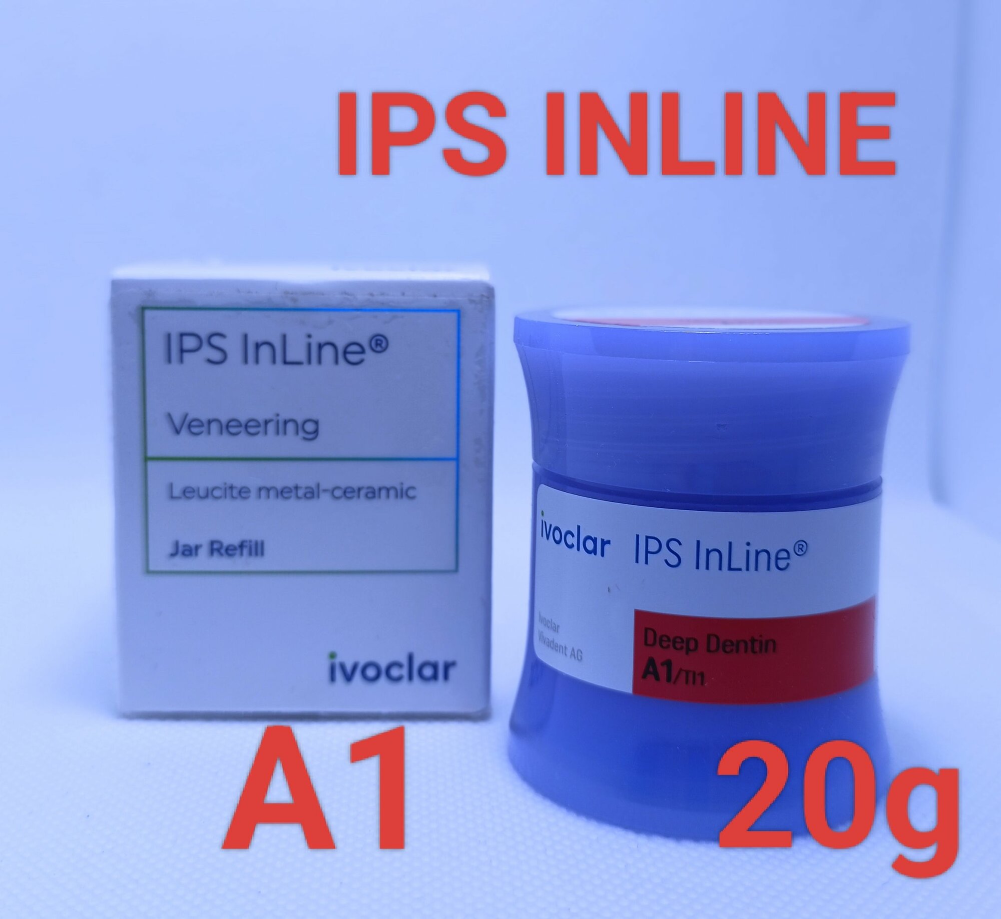 IPS InLine облицовочная лейцитная металлокерамика (глубокий дентин A1/111, 20 г)