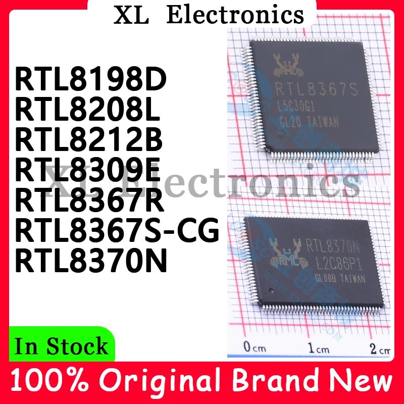 RTL8198D RTL8208L RTL8212B RTL8309E RTL8367R RTL8367S-CG RTL8370N чипы