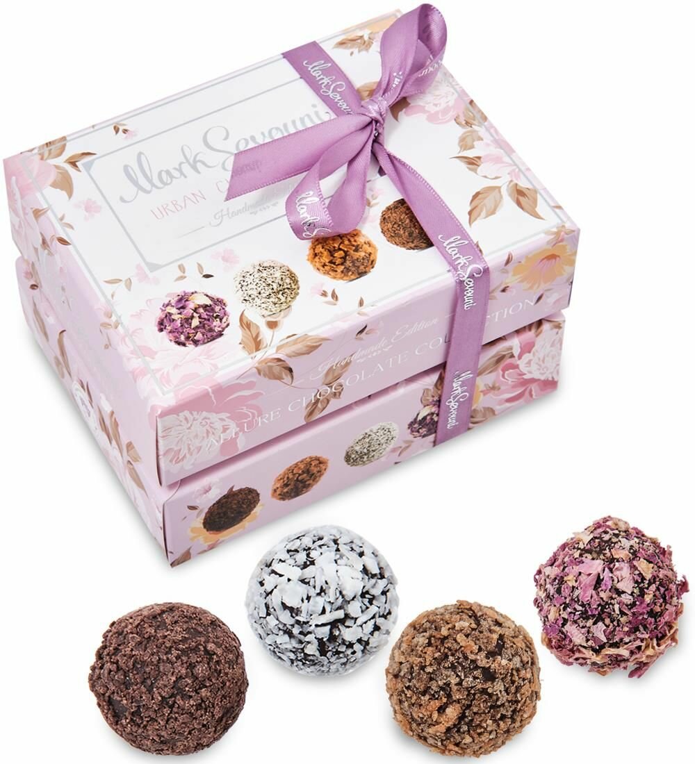 Шоколадные конфеты "Аллюр цветы" сундучок 140гр (Mark Sevouni) A2189594